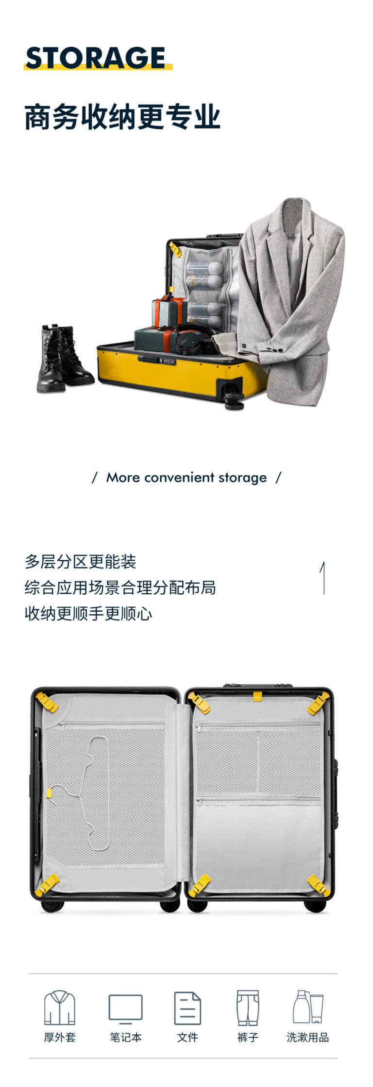 Aluminum Frame Luggage (Blank Panel Design) 20"/24"/28" - Puen Trading ...